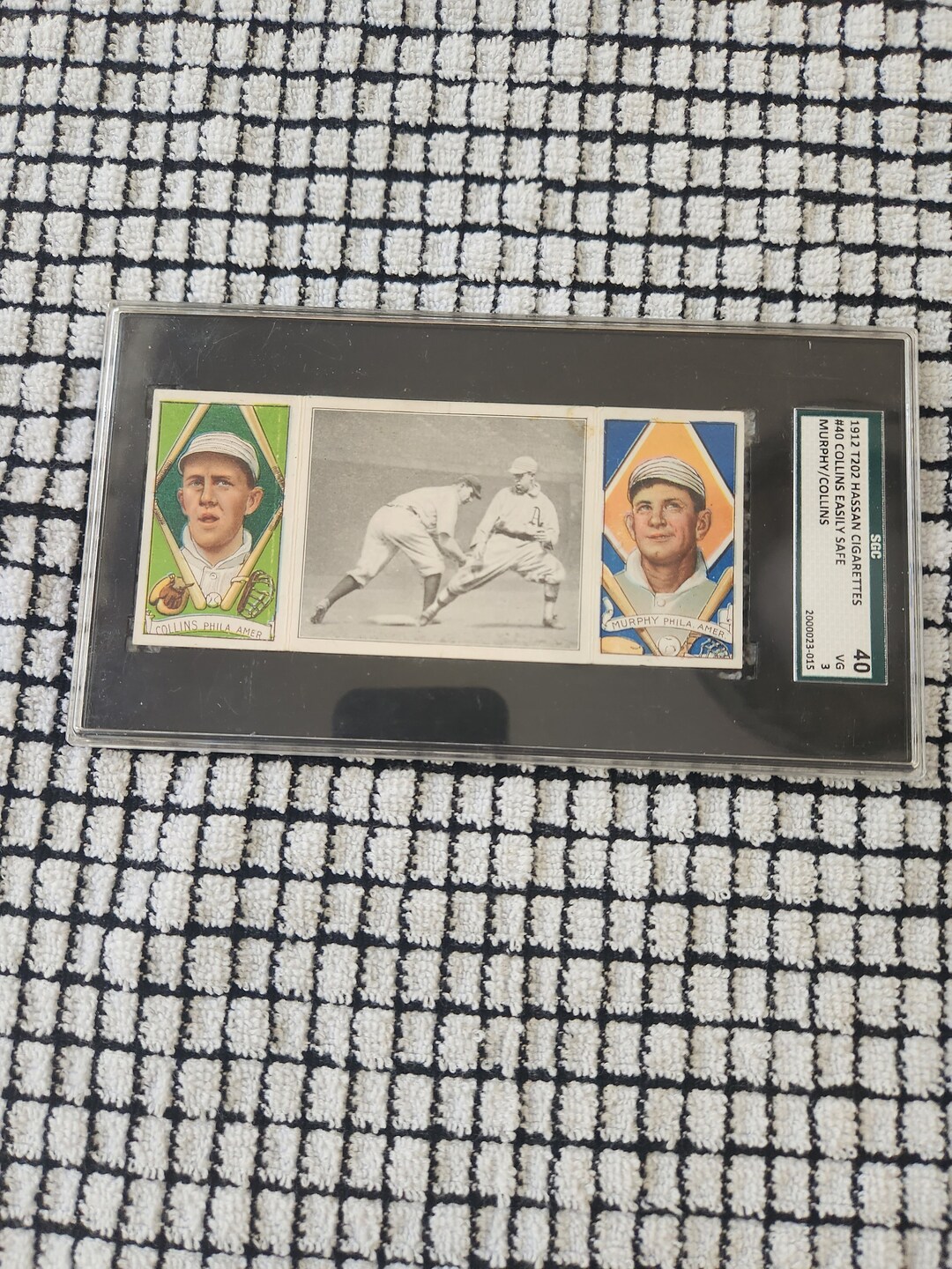 1912 Hassan Cigarettes Triple Folders Eddie Collins Daniel - Etsy