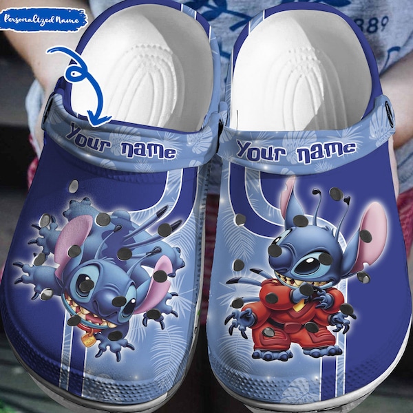 Stitch Crocs for Kids - Etsy