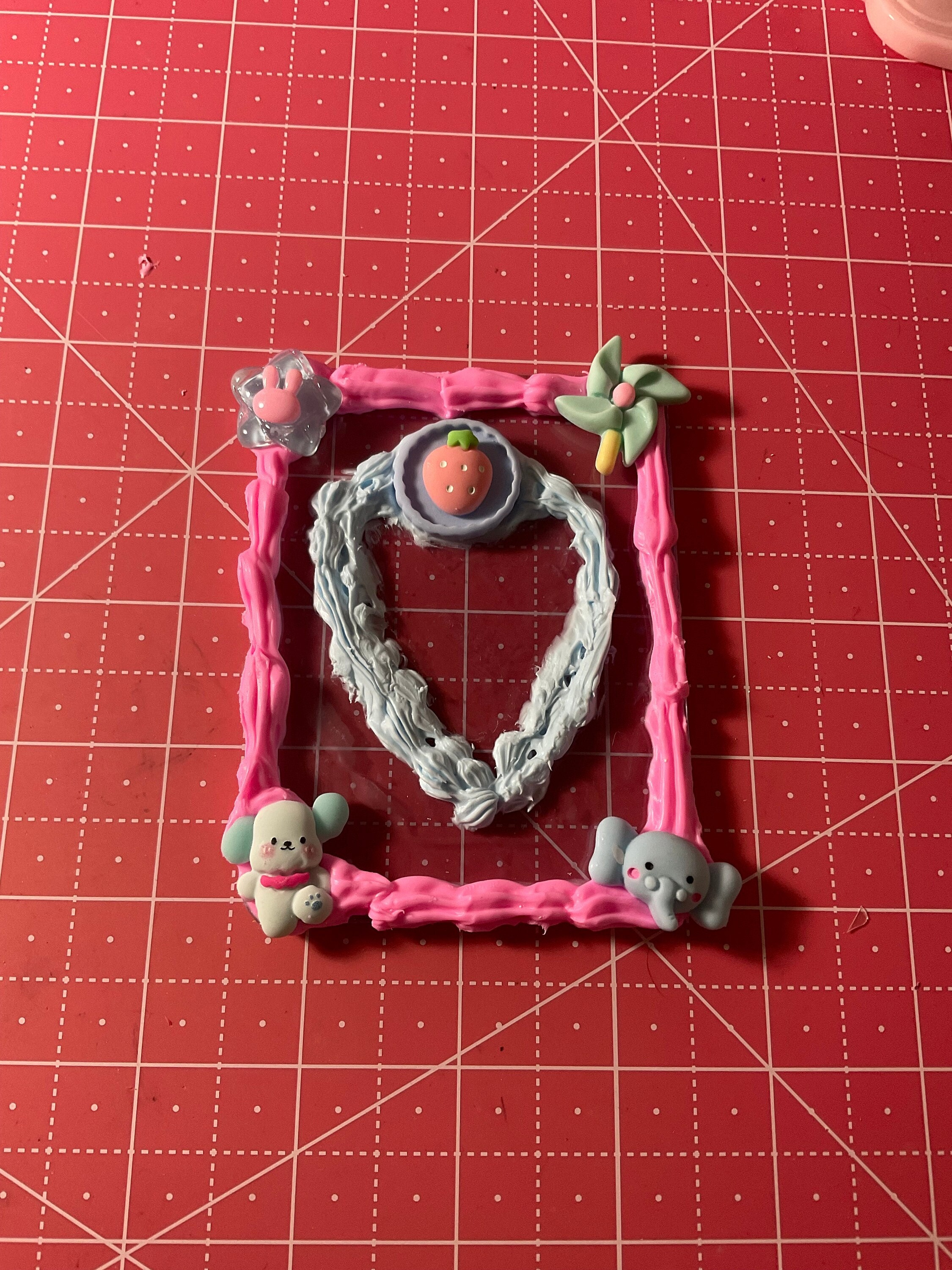 Pink and Blue Decoden Toploader - Etsy