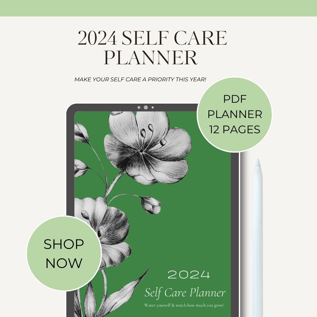 2024 Self Care Journal Self-growthgrowth Planner Self - Etsy