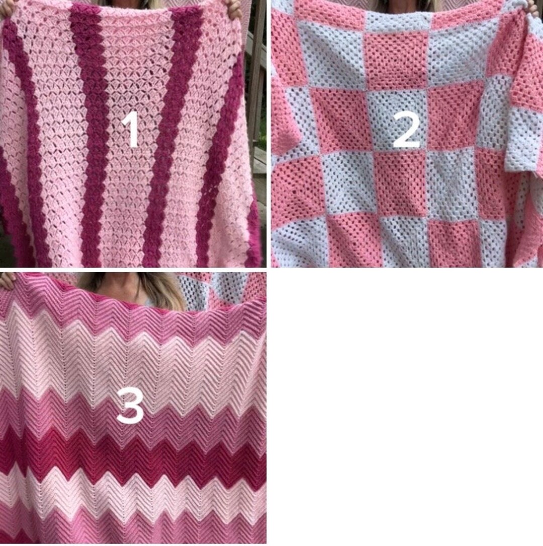 Hey Barbie! Pink Crochet Jacket Remade From a Pink Crochet Blanket ...