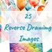 25 Reverse Coloring Pages Adult Coloring Book Instant - Etsy