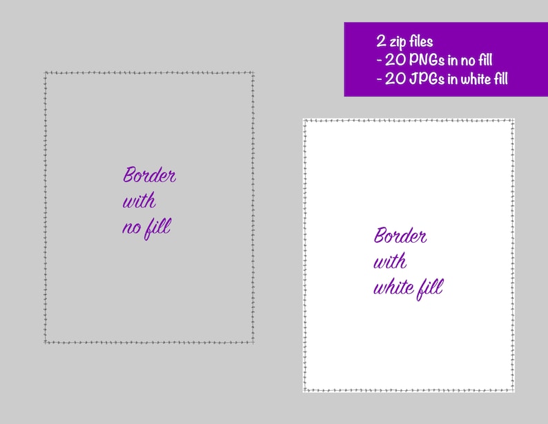 Digital Borders Decorators - Etsy