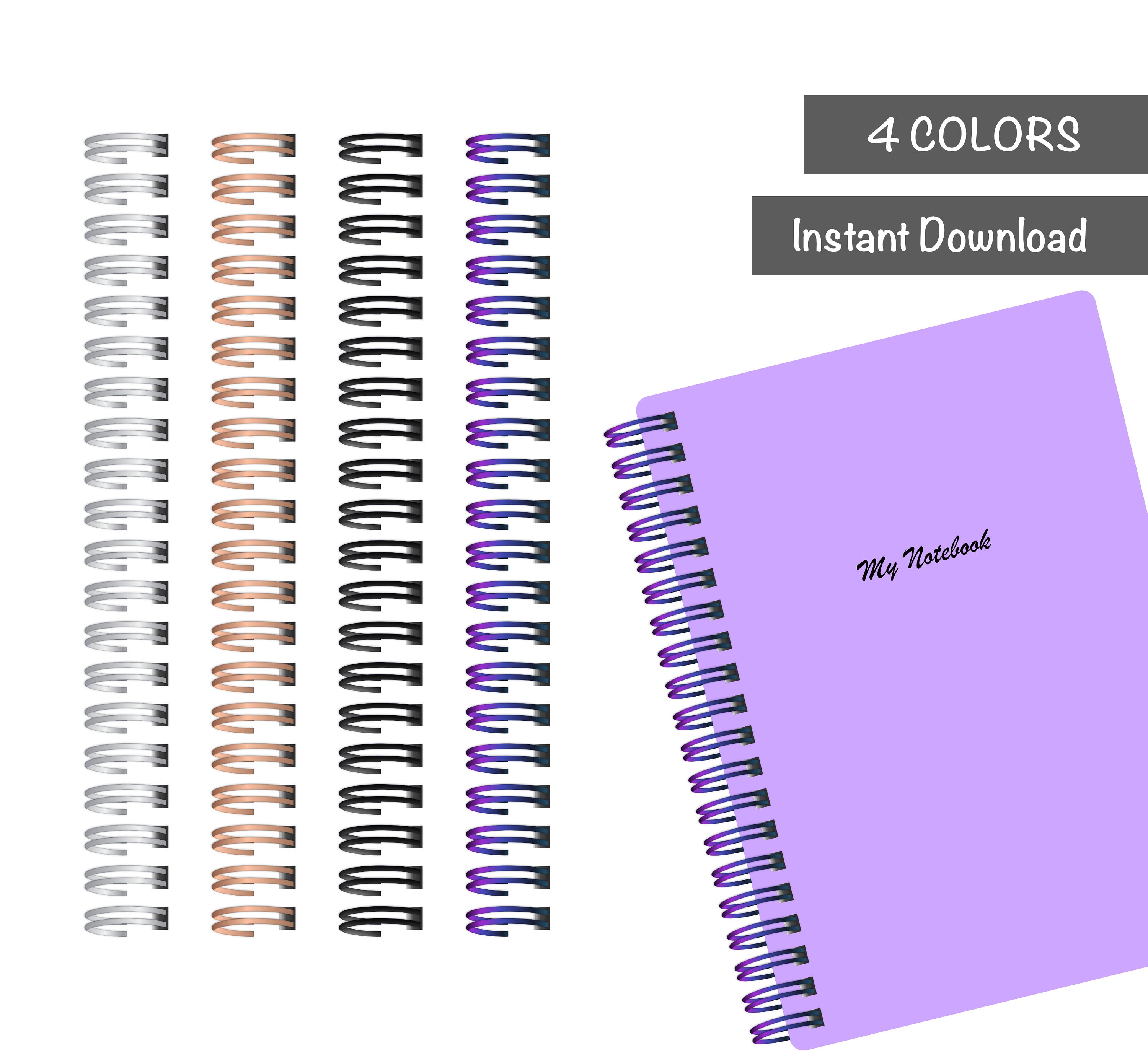 Digital Notebook Rings - Etsy