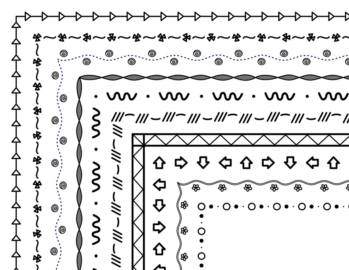 Digital Borders Decorators - Etsy