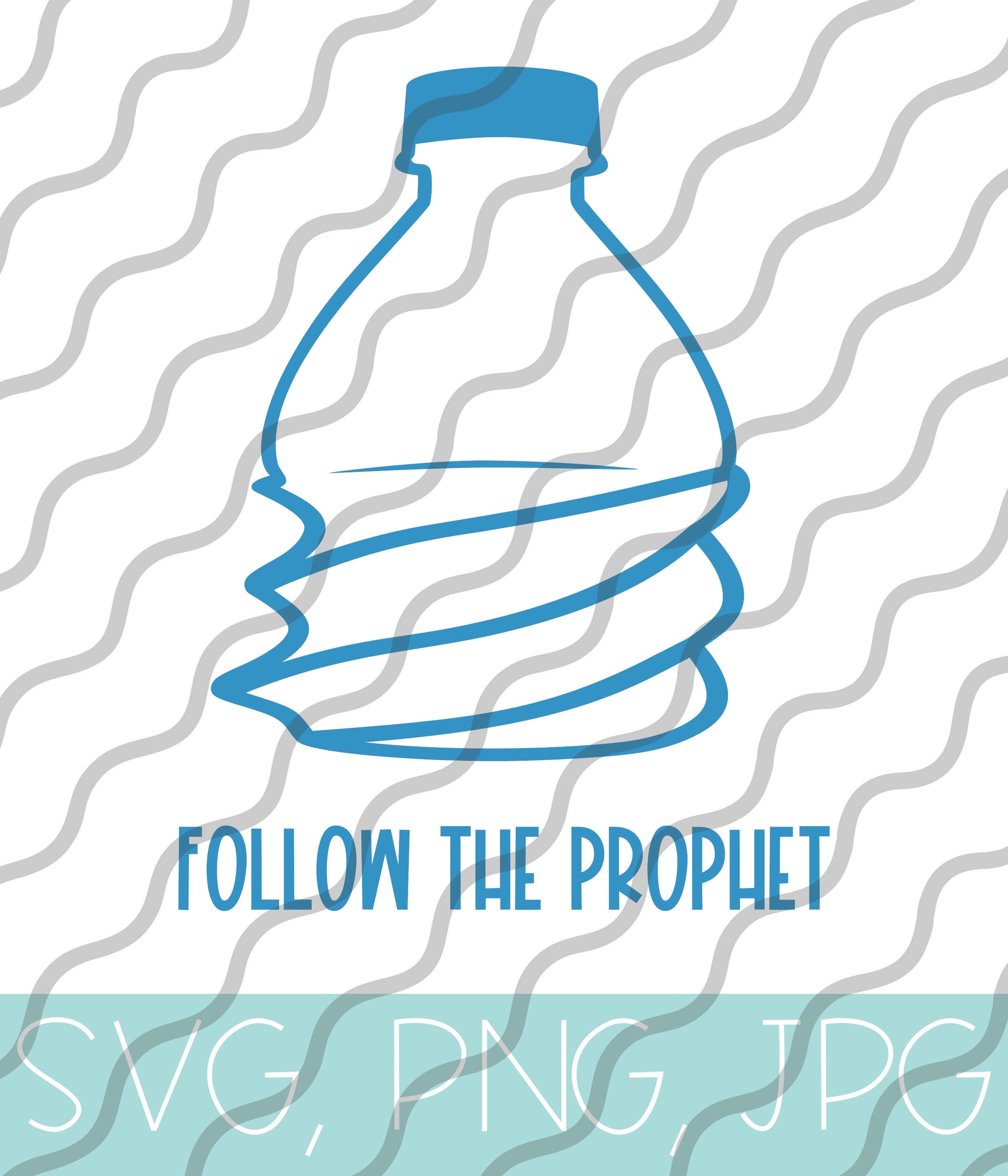 Follow the Prophet SVG PNG JPG Cut Files - Instant Download - Etsy