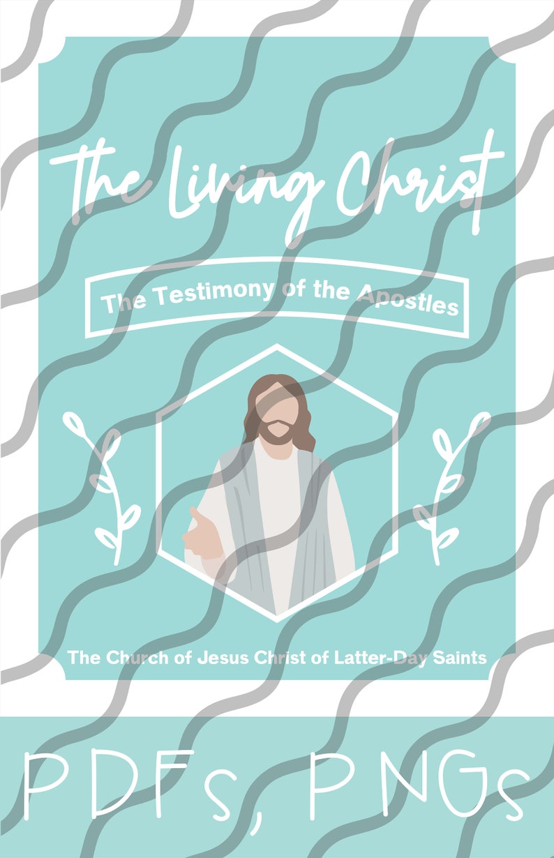 The Living Christ Memorization Cards PRINTABLE - Instant Download - Etsy