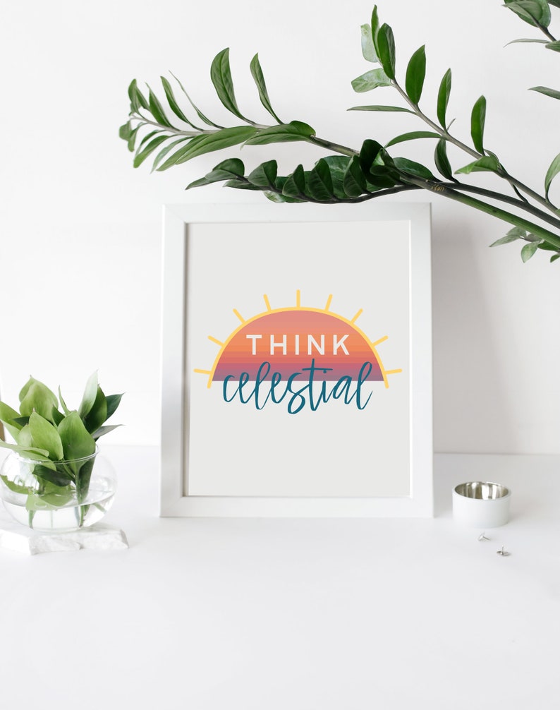 Think Celestial SVG PNG JPG Cut Files & Printables - Instant Download - Etsy