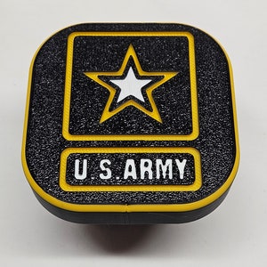 U.S. ARMY Trailer Hitch Receiver Cover/plug - You Choose Custom Colors ...