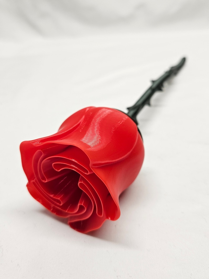 3D Printed Rose Flower Forever Roses With or Without - Etsy