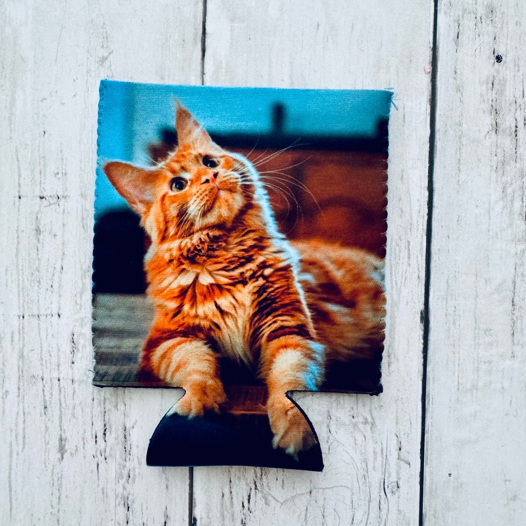 Pet Photo Can Hugger|cat Can Coolie| Personalized Custom Coolie| Gift ...