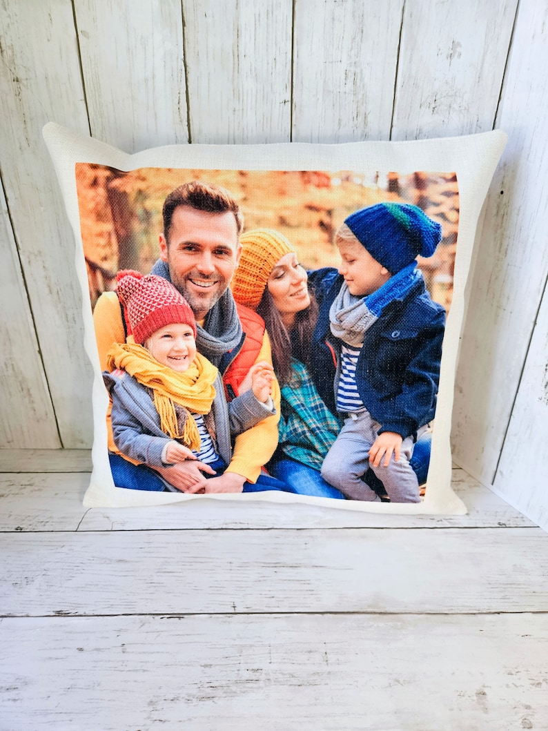 Custom Photo Pillow, Personalized Photo Decorative Pillow, Perfect for ...
