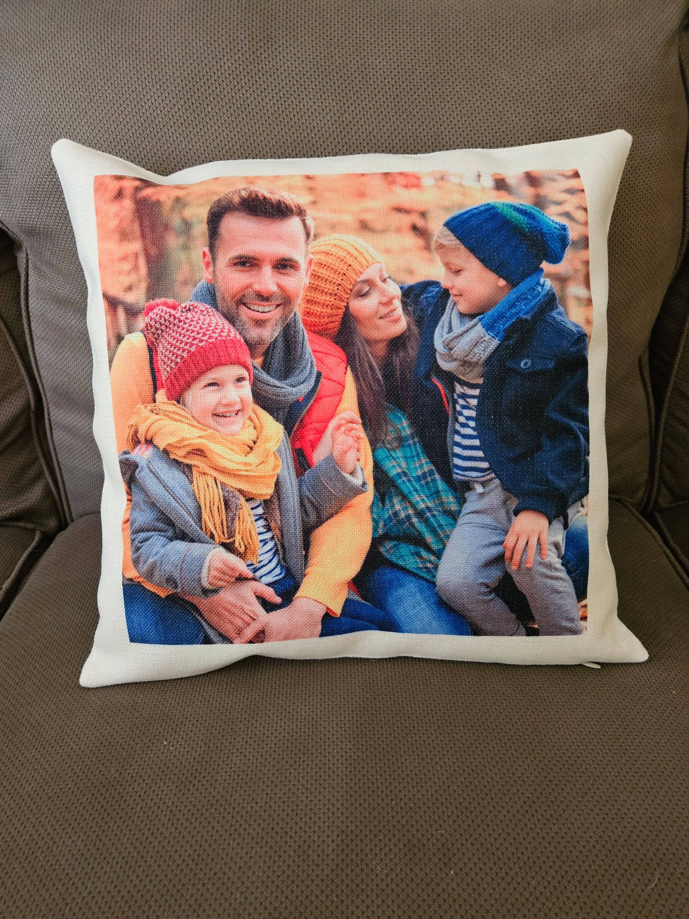 Custom Photo Pillow, Personalized Photo Decorative Pillow, Perfect for ...
