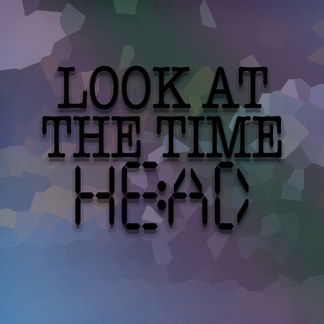 Look at the Time Vinyl Decal Sticker - Etsy