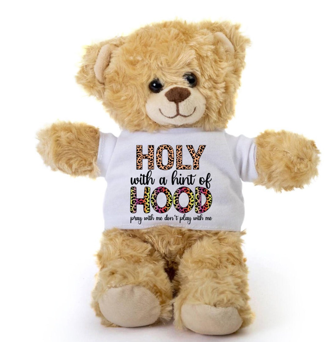 Teddy Bear Christian, Get Well Soon, Personalization, Hospital Gift ...