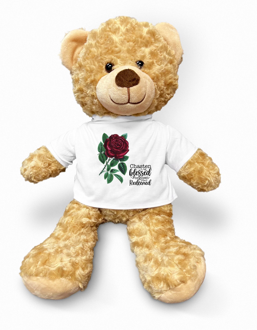 Christian Teddy Bear, Large Teddy Bear, Get Well Soon, Personalization ...