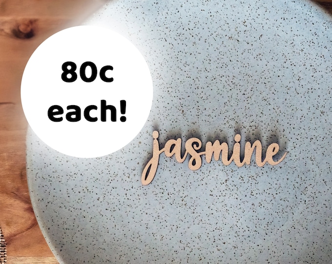 MDF Laser Cut Names | Wedding Place Names | Table Decoration - Etsy ...