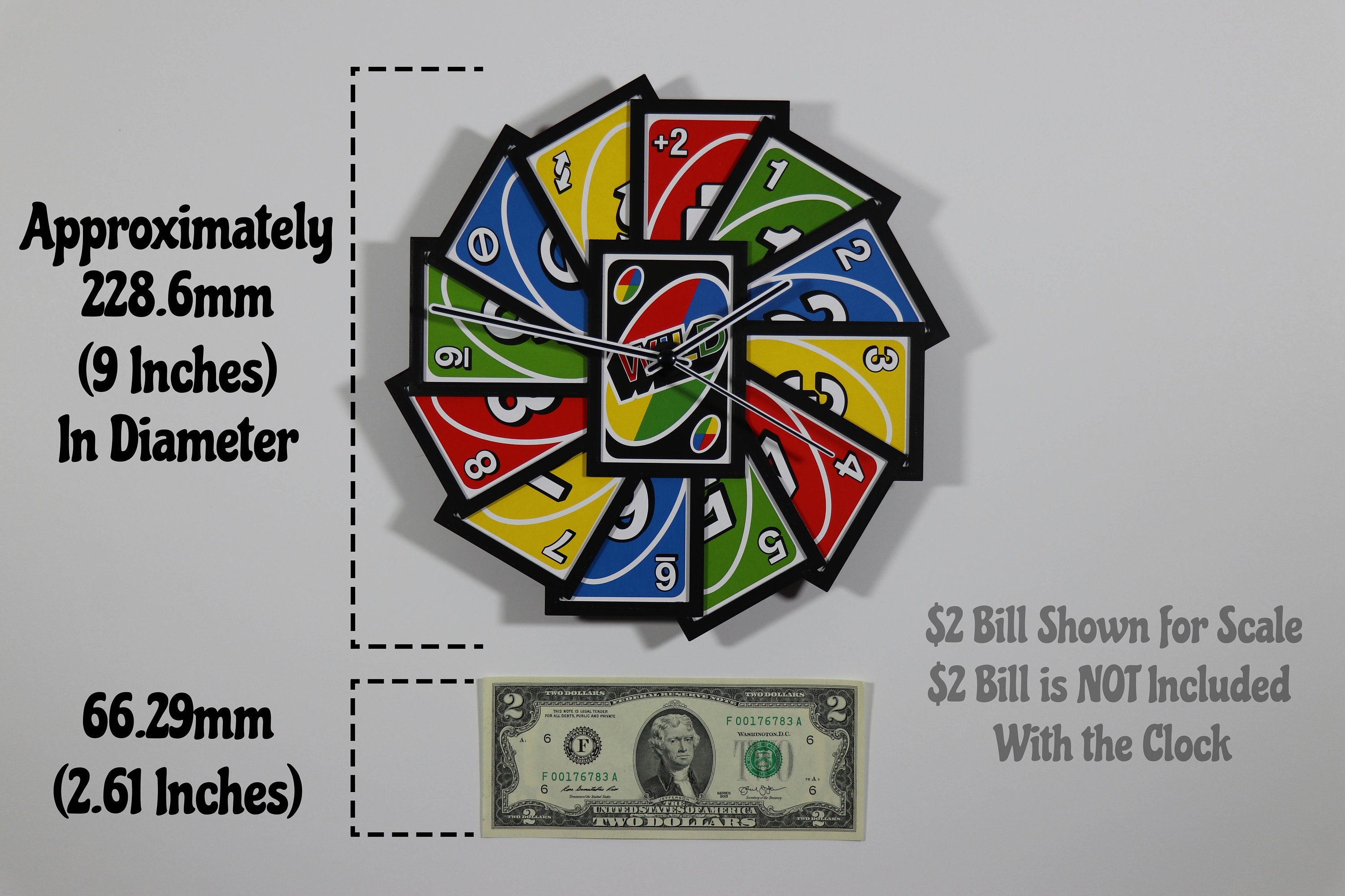 Uno Game Room Clock - Etsy
