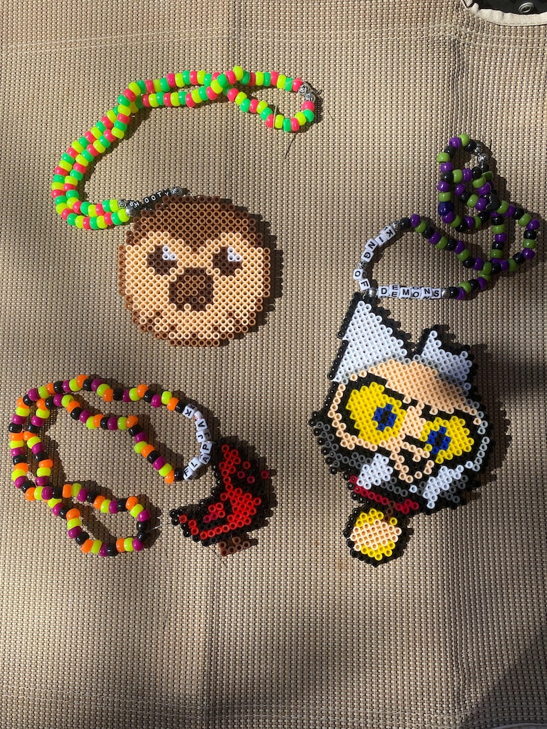 Custom Character Kandi Necklace - Etsy