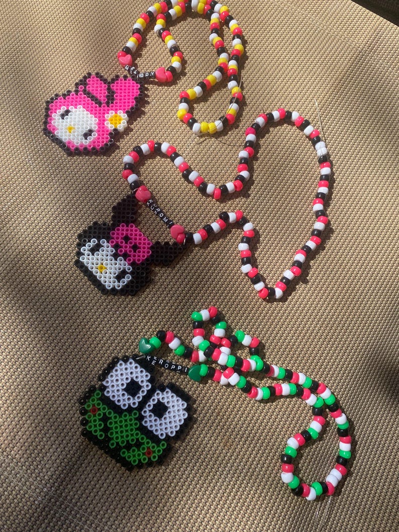 Custom Character Kandi Necklace - Etsy