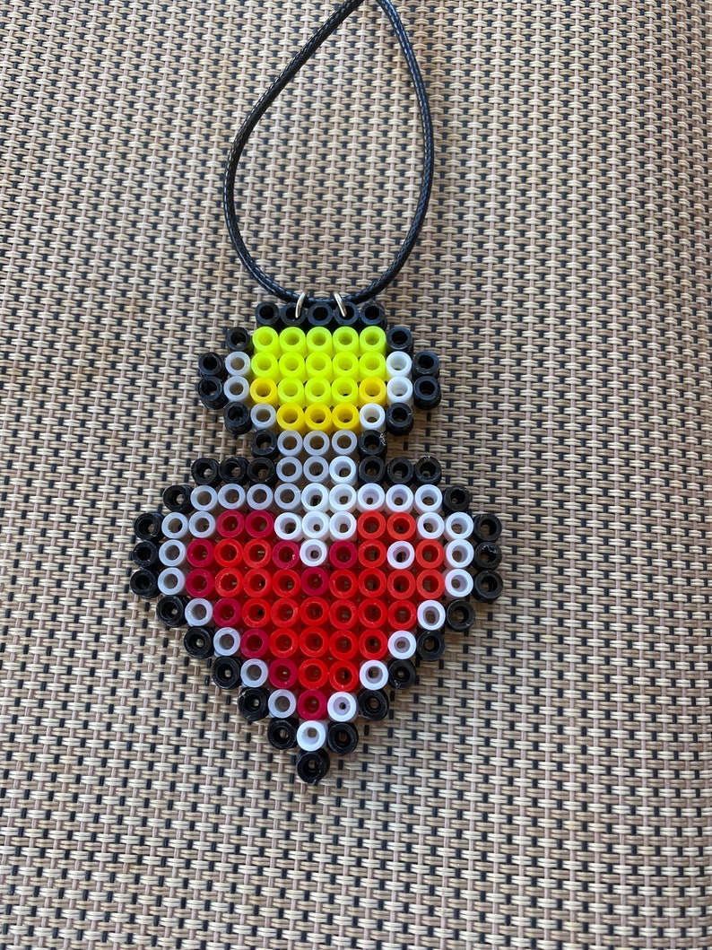 Heart Style Perler Bead Necklace Cord or Chain - Etsy