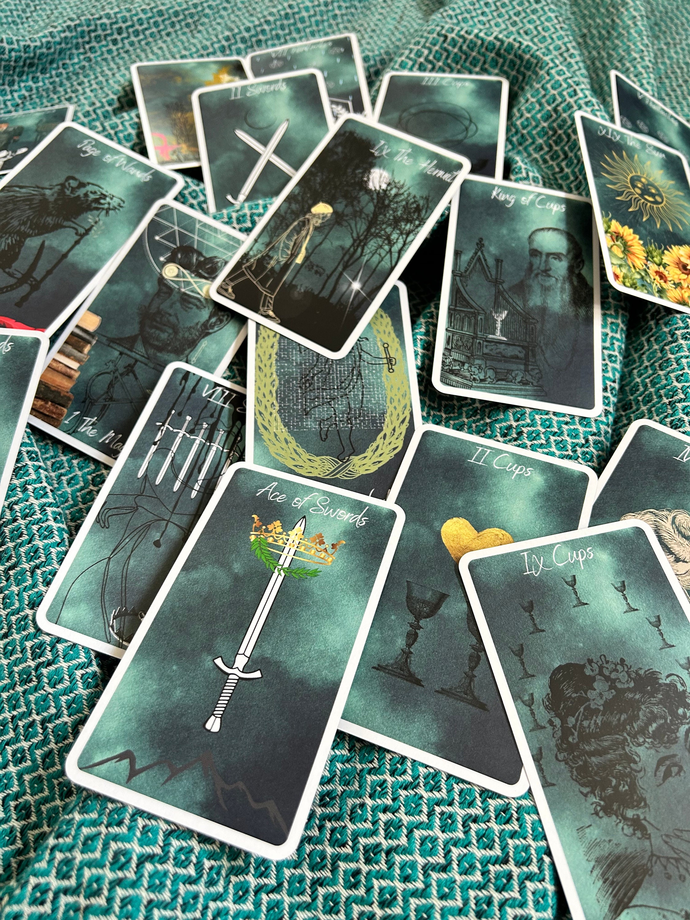 Ephemera Tarot Cards Original Designs Jennifer Fogerty Boho Spiritual ...