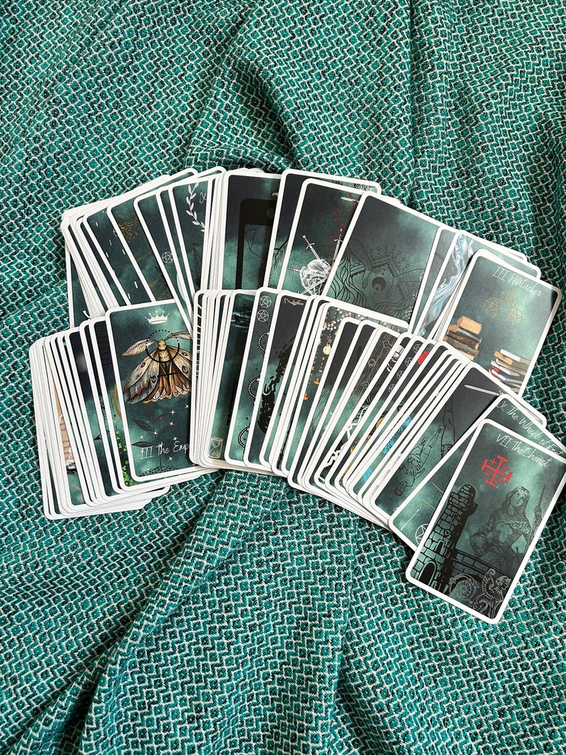 Ephemera Tarot Cards Original Designs Jennifer Fogerty Boho Spiritual ...