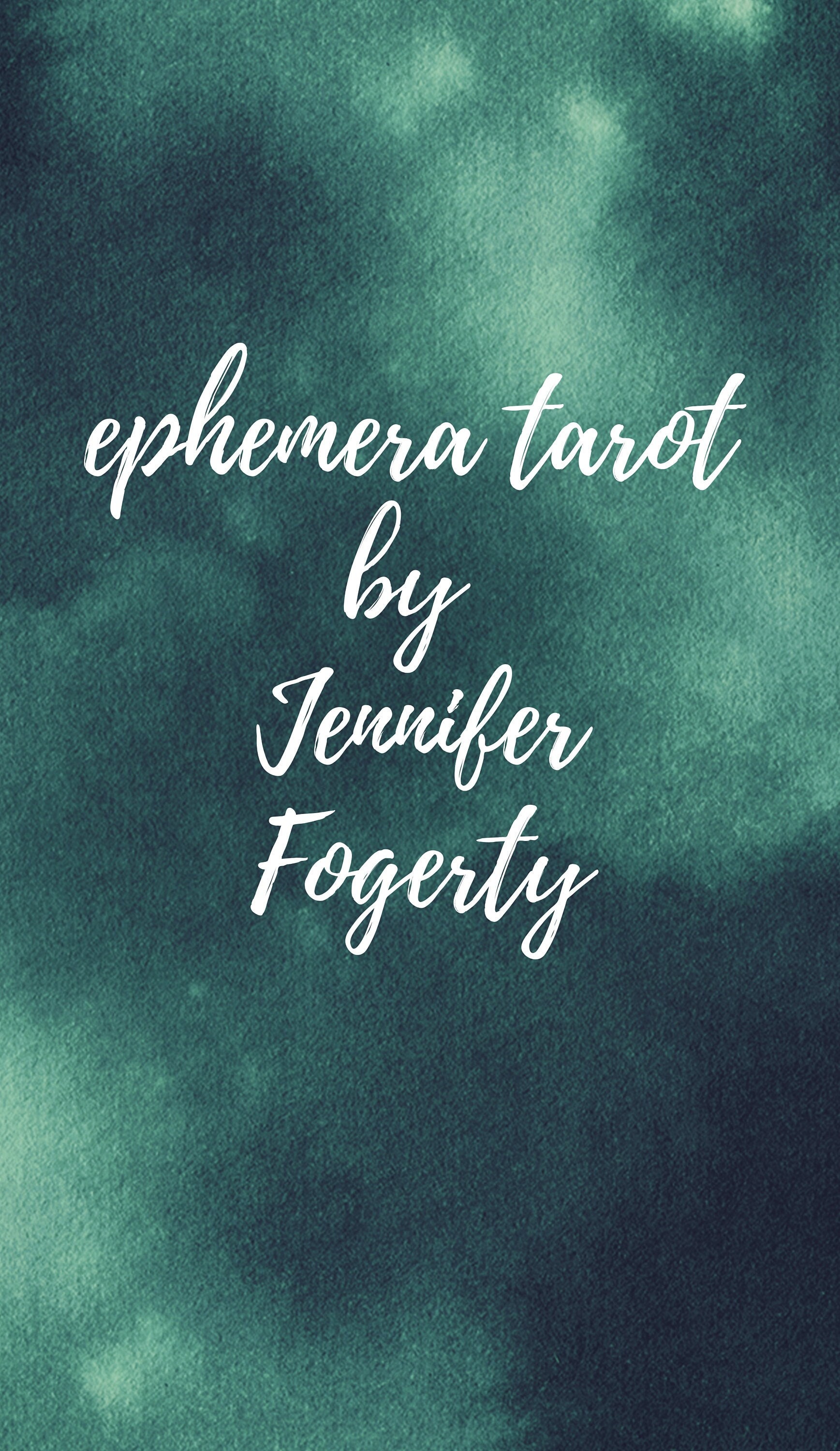 Ephemera Tarot Cards Original Designs Jennifer Fogerty Boho Spiritual ...