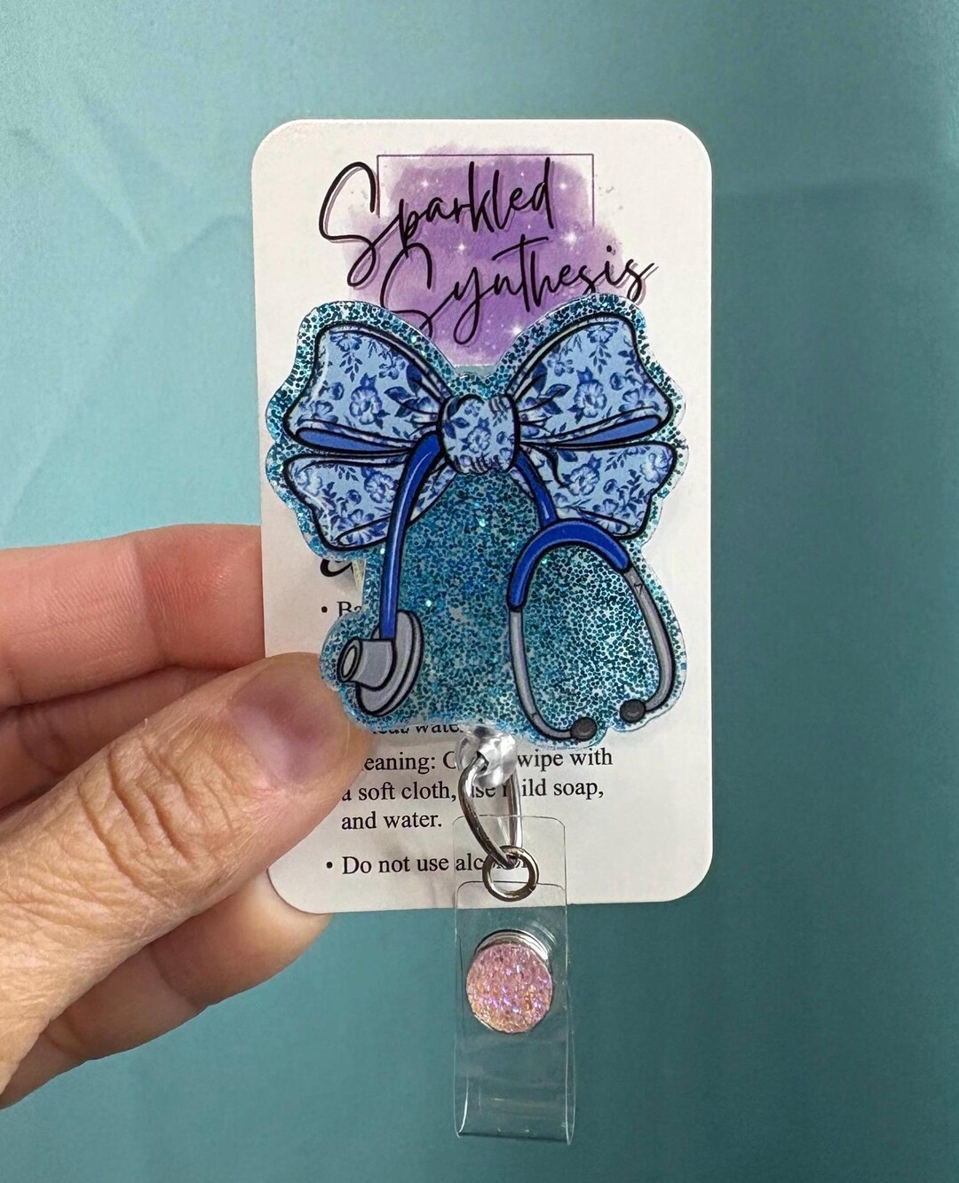 Coquette Bow Stethoscope Badge Reel, Coquette Bow Badge Reel ...