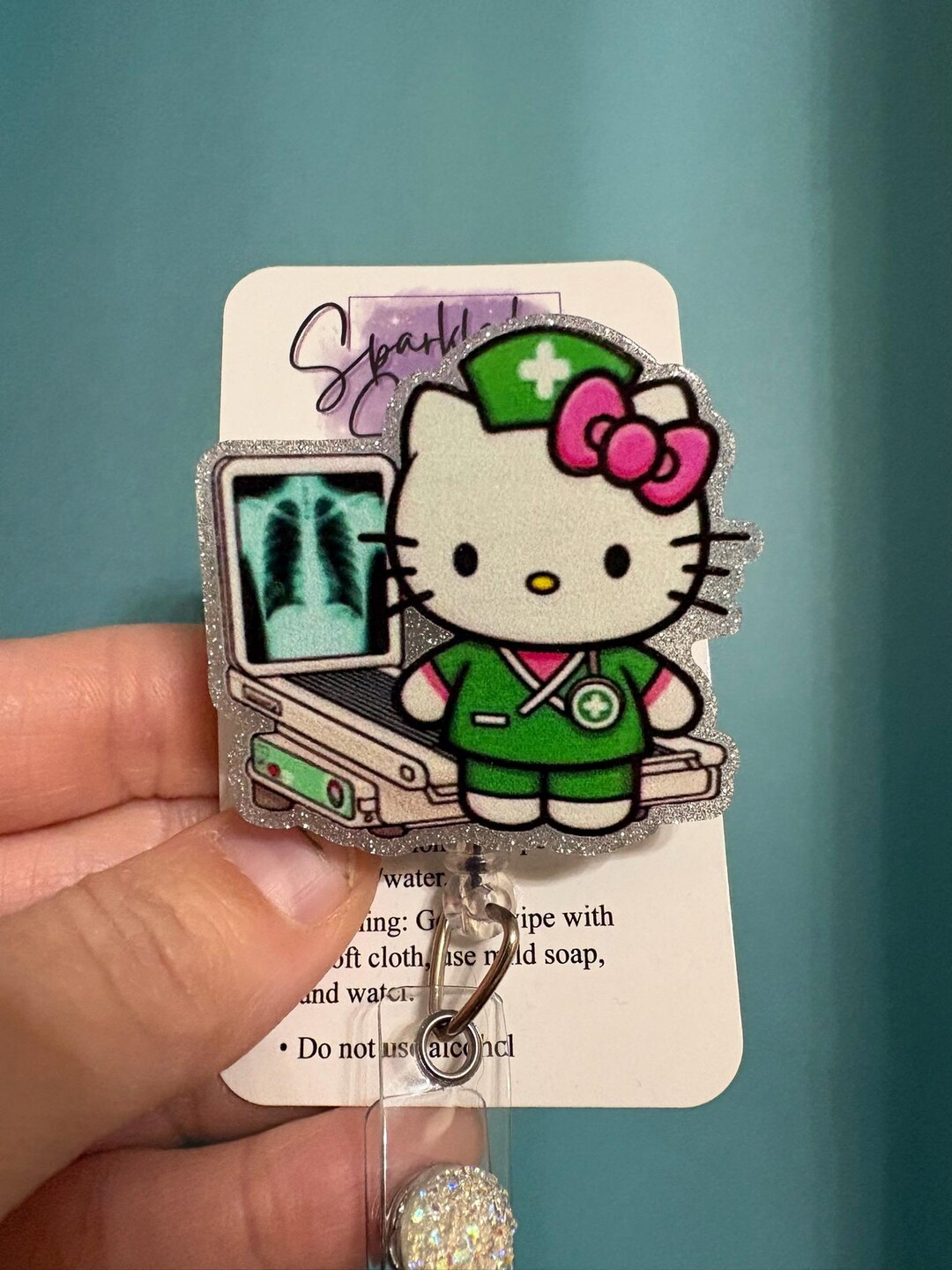 Kitty Radiology Tech Badge Reel, X-ray Imaging Staff Gift - Etsy
