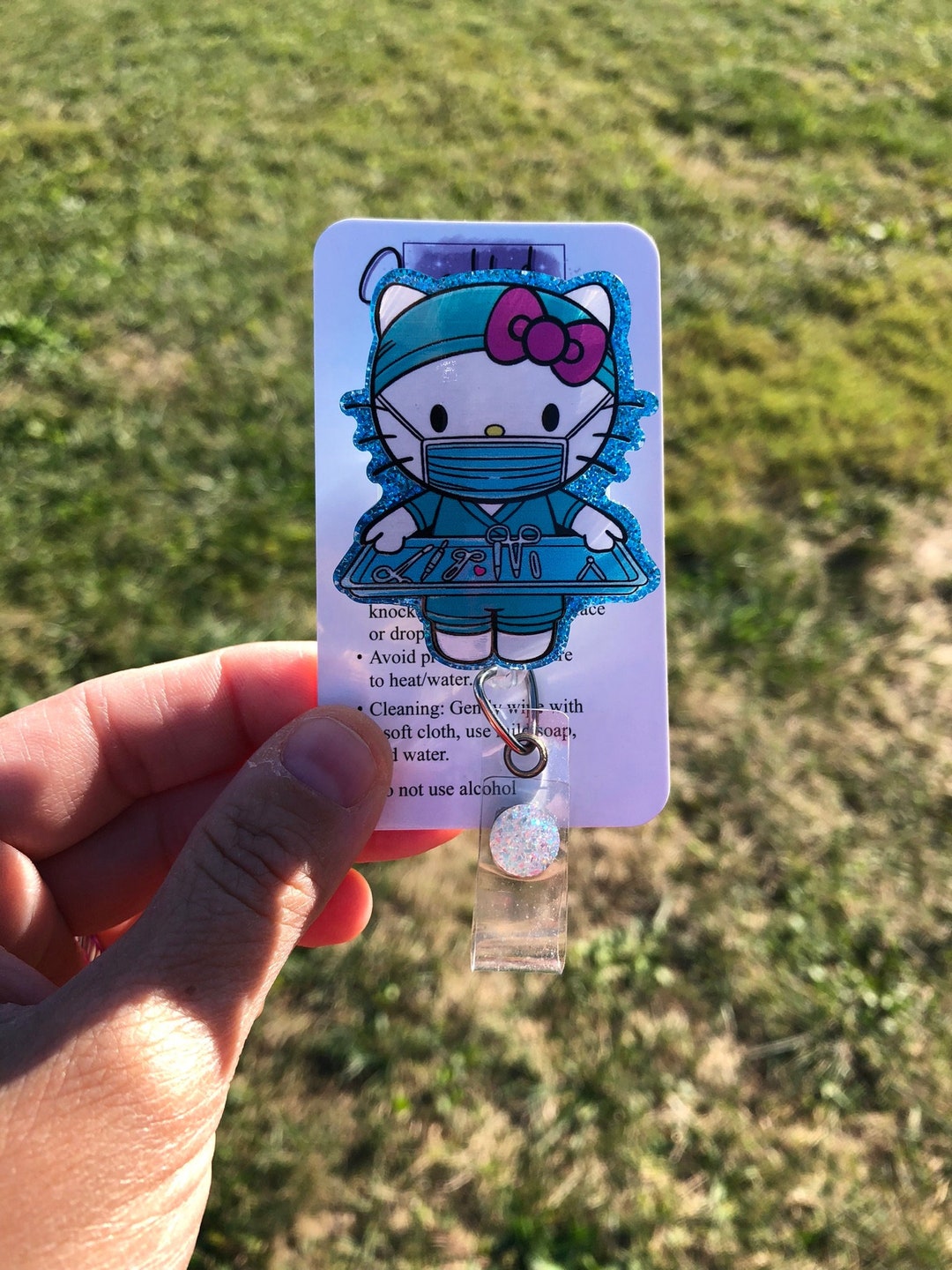 Surgical Nurse Kitty, Surgical Tech Badge Reel, Surgical Tech Kitty, HK ...