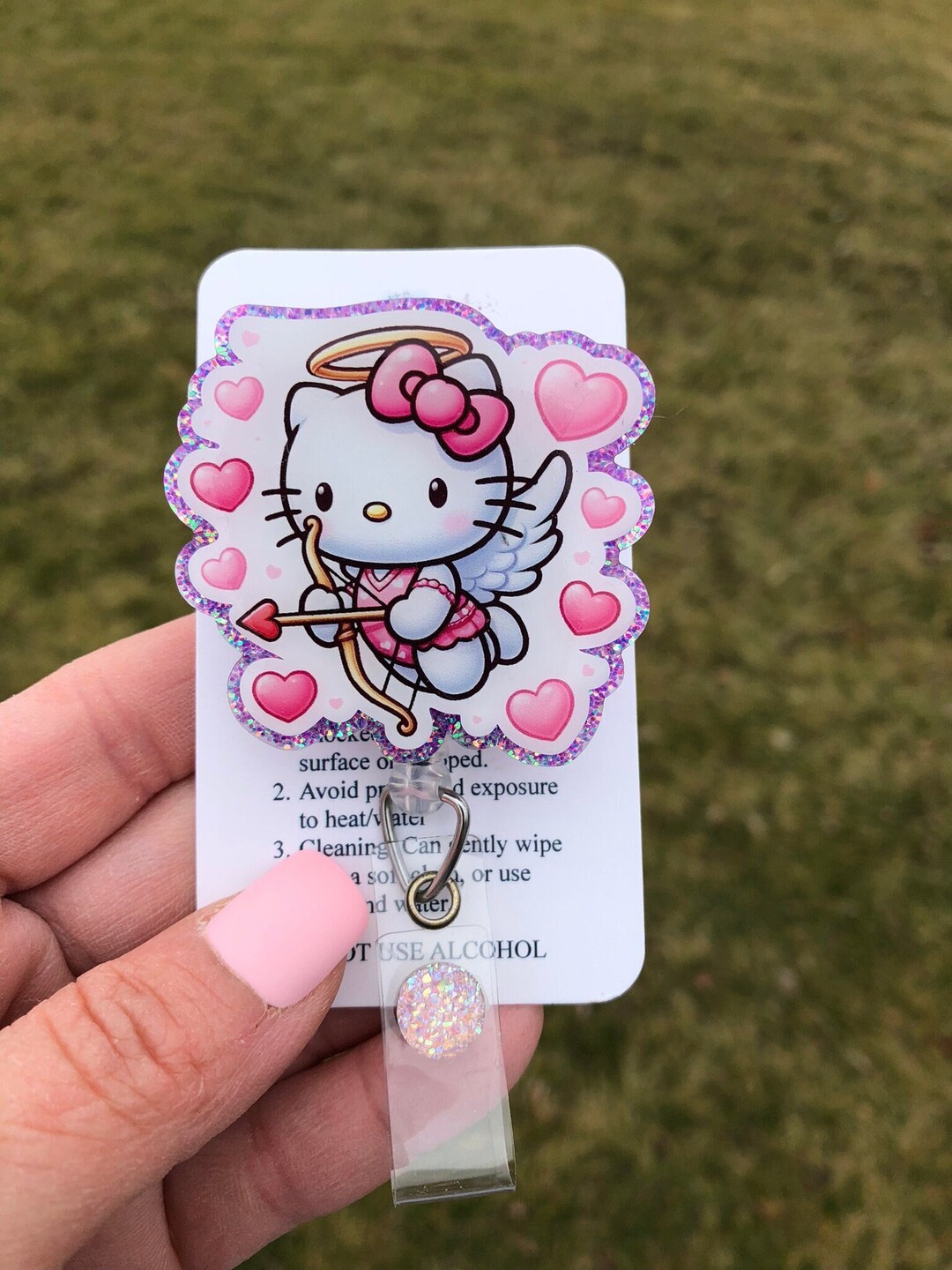 Cupid HK, Kawaii Kitty Badge Reel, Cupid Kitty Badge Reel, Cupid Kawaii ...