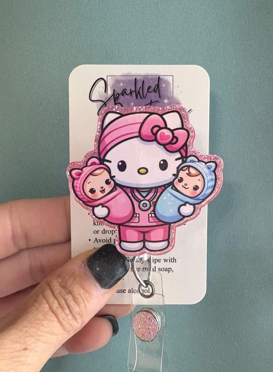 Labor and Delivery Badge Reel, Cute Kitty Badge Reel, Nicu Badge Reel ...