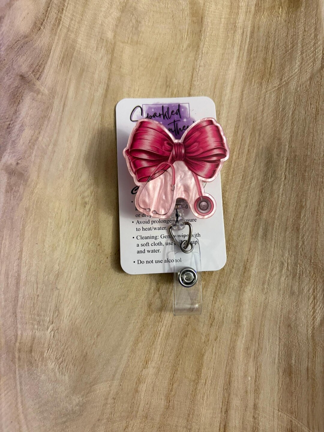 Coquette Bow With Stethoscope, Coquette Bow, Nurses Retractable Reel ...