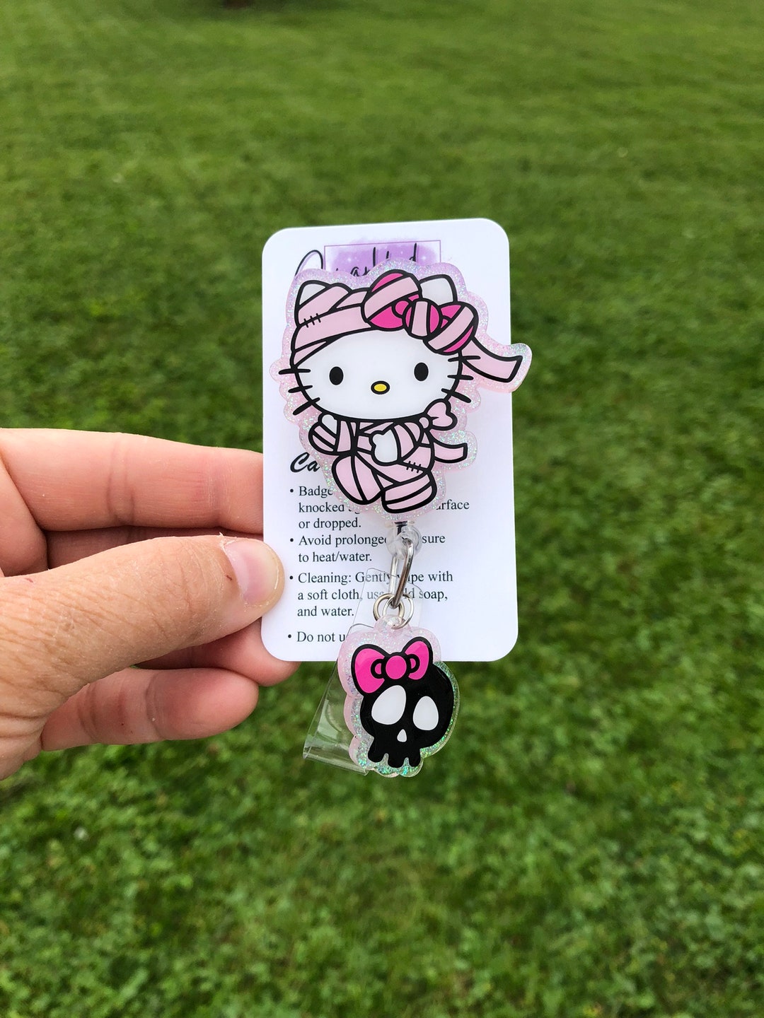 Mummy Kitty, Kawaii Mummy, Mummy Badge Reel, Kawaii Badge Reel ...