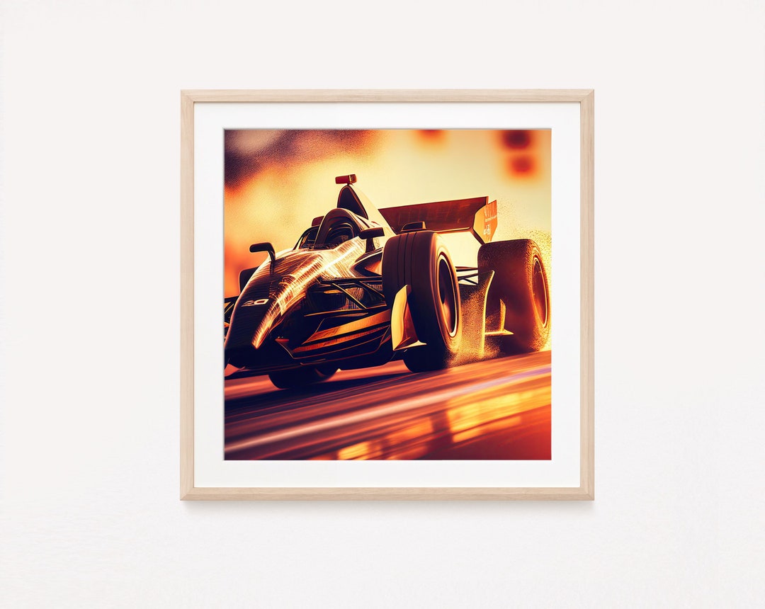 F1 Racing Wall Art Formula 1 Race Car Photo Racing Team Action Photo ...