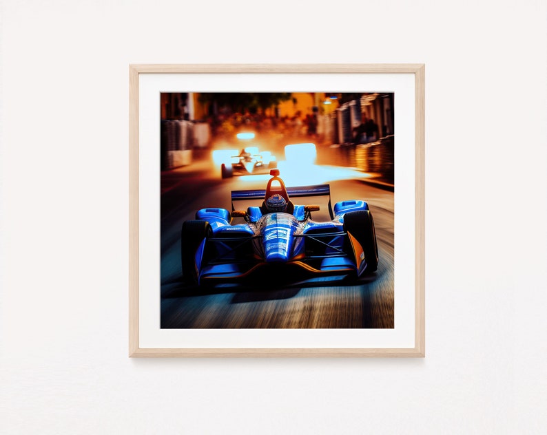 F1 Racing Wall Art Formula 1 Race Car Photo Racing Team Action Photo ...
