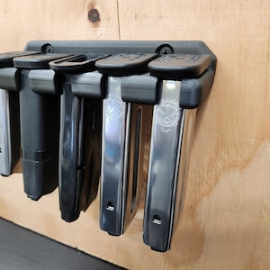 Wall-mounted Glock Magazine Rack/holder for Glock 17/19/26 Pistols 5 ...