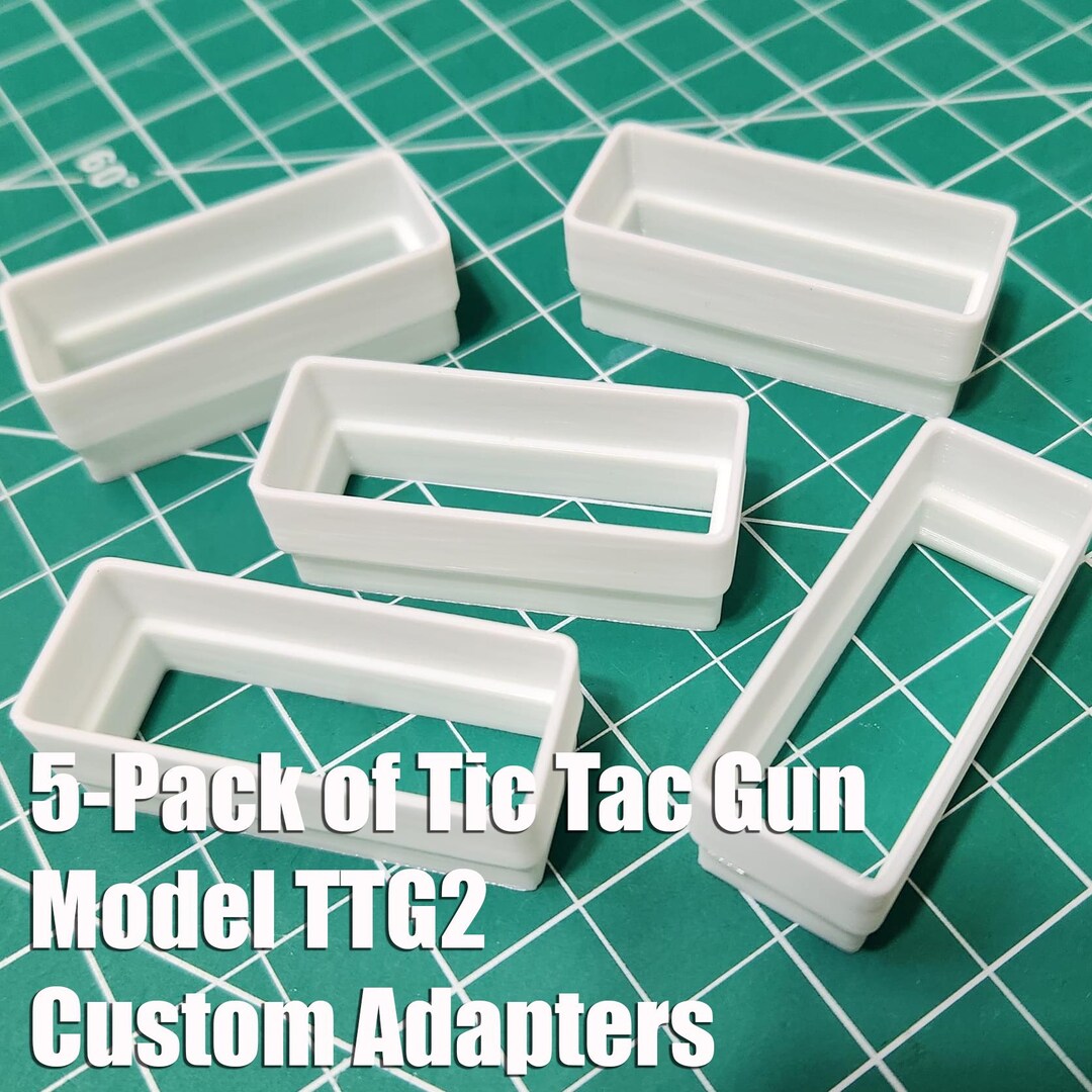 5-pack Custom Adapter for Tic Tac Gun Model TTG2 | Replacement Parts ...
