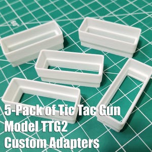 5-pack Custom Adapter for Tic Tac Gun Model TTG2 | Replacement Parts ...