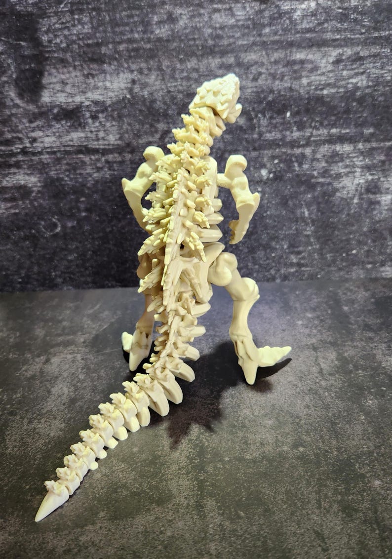 Godzilla Skeleton Fully Articulated Figure | Flexi Sensory Toy | Kaiju ...