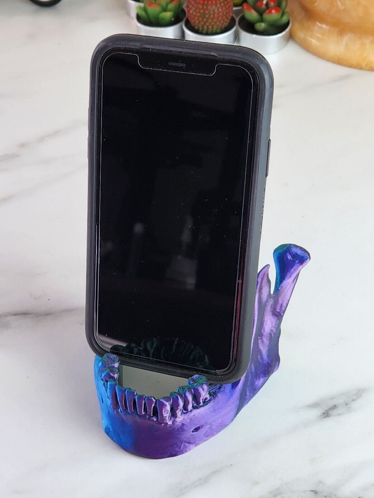 Phone Display Stand Holder Skull/jawbone Shaped for Cell Phone ...