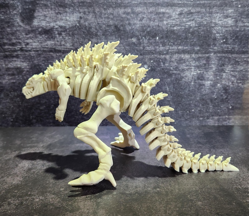 Godzilla Skeleton Fully Articulated Figure | Flexi Sensory Toy | Kaiju ...