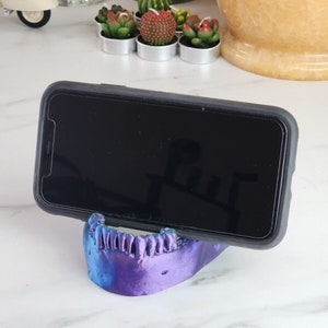 Phone Display Stand Holder | Skull/jawbone Shaped | for Cell Phone ...