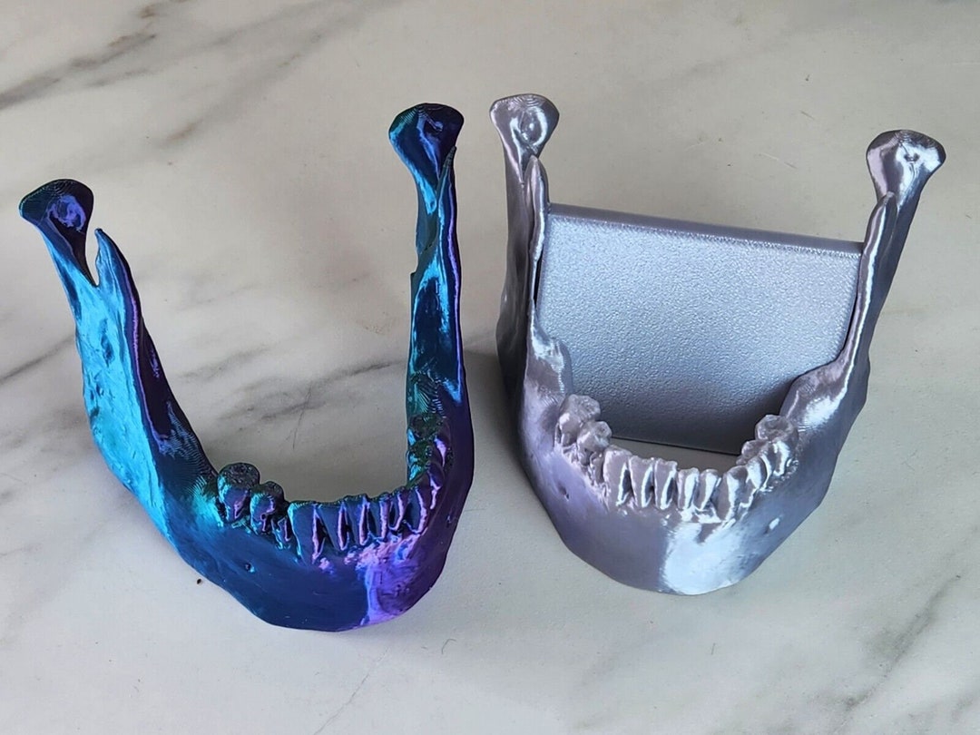 Phone Display Stand Holder | Skull/jawbone Shaped | for Cell Phone ...