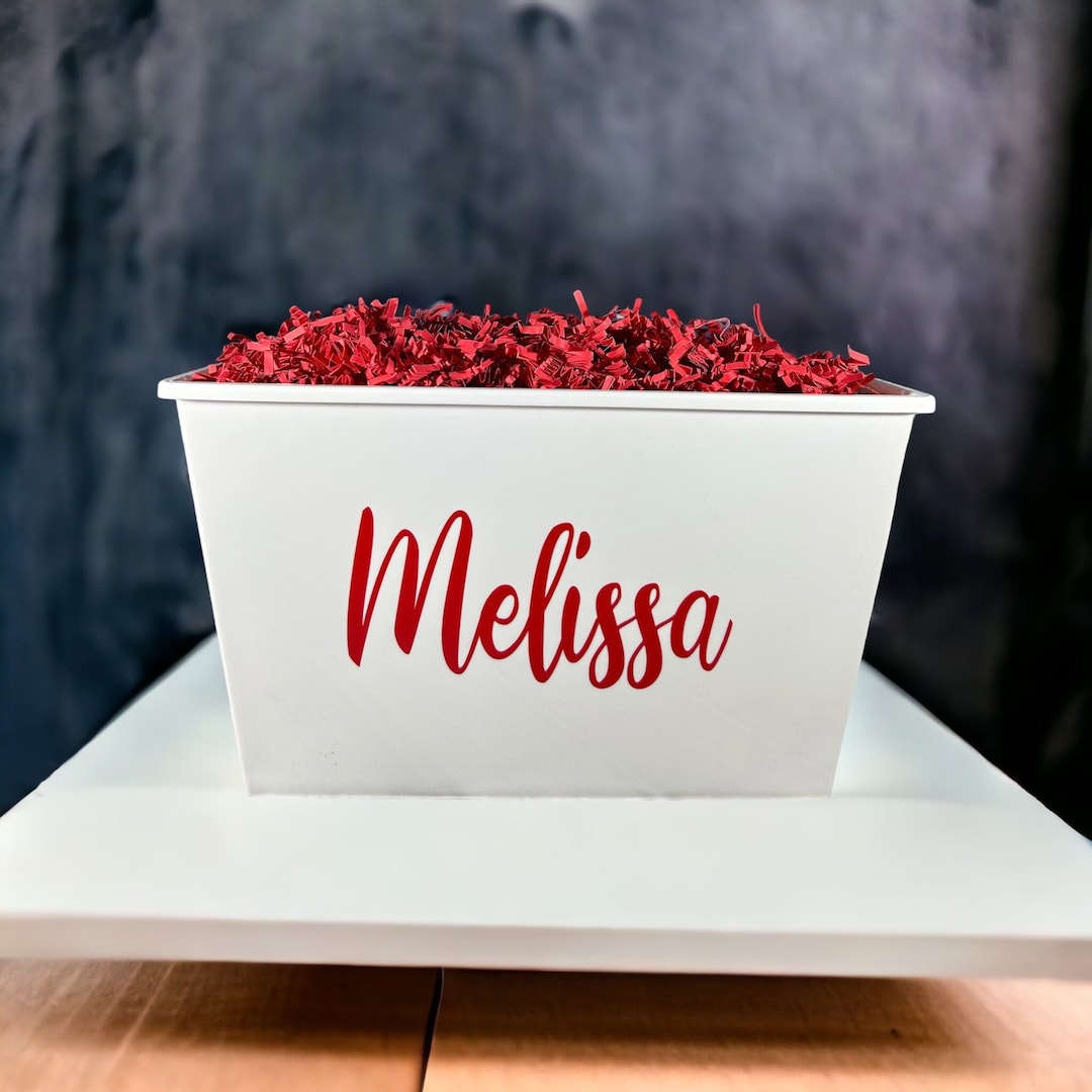 Personalized Name Plastic Graduation Gift Basket - Senior 2026 Grad ...