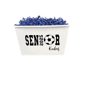 Personalized Sports Sport Graduation Gift Basket - Soccer Senior 2025 ...