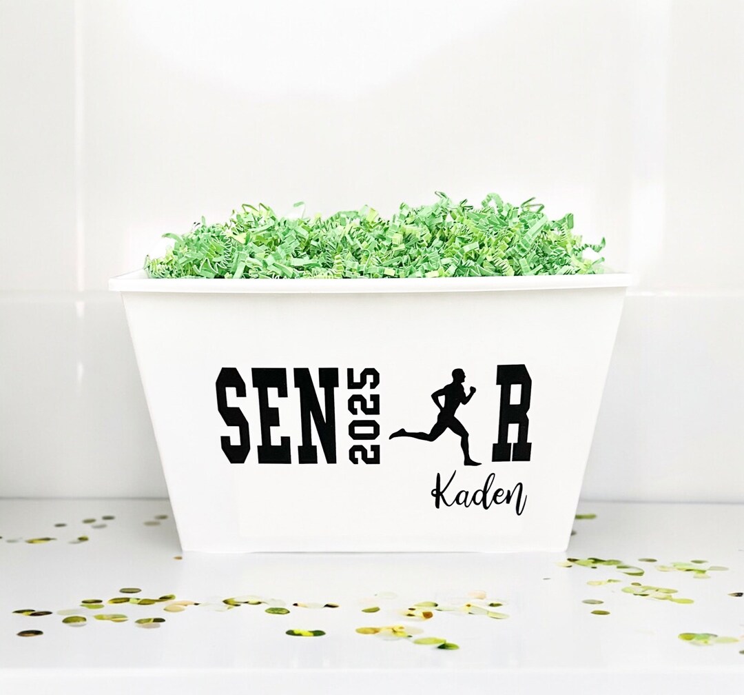 Personalized Sports Graduation Gift Basket Track Senior 2025 Grad Name ...