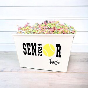 Personalized Sports Sport Graduation Gift Basket Tennis Senior 2024 ...