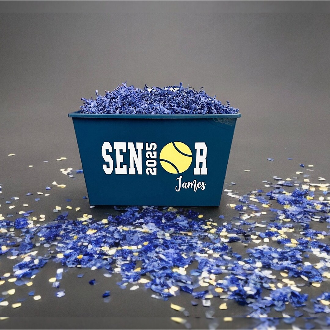 Personalized Sports Sport Graduation Gift Basket - Tennis Senior 2025 ...